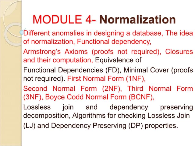 Functional dependency | PPTX