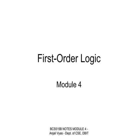 MODULE4_AI_COMPLETE-FIRST ORDER LOGIC.ppt