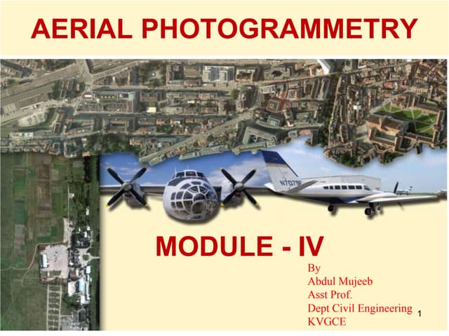 Aerial Photogrammetry Ppt