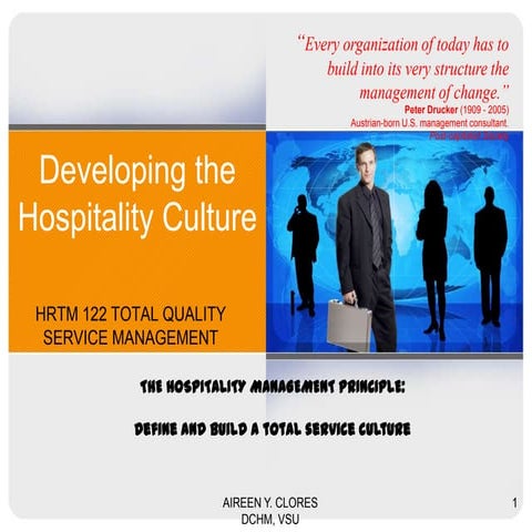 Module 4 developing the hospitality culture | PPT