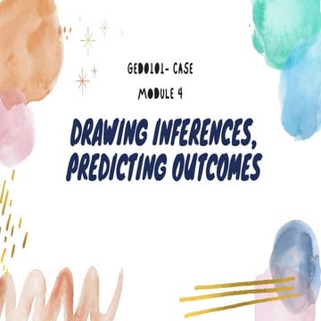 Drawing Inferences, Predicting outcomes.pptx