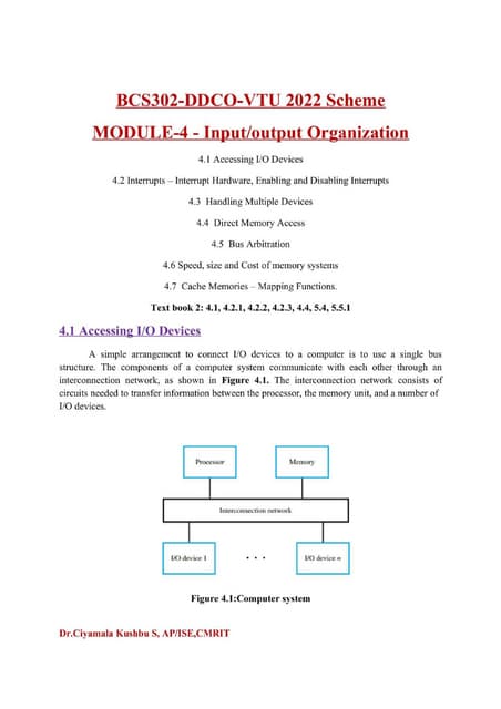 BCS302-DDCO-basic processing unit-Module 5- VTU 2022 scheme-DDCO-pdf | PDF