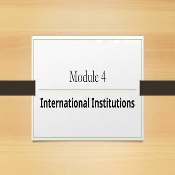 Module 4 Ibe Pptx International Business Pptx