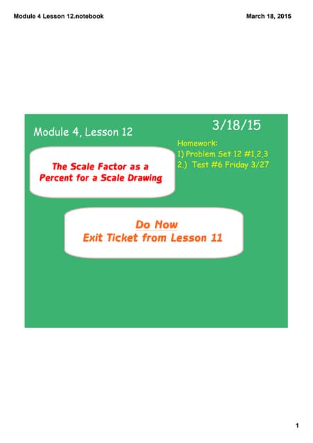 Module 4 lesson 12 | PDF