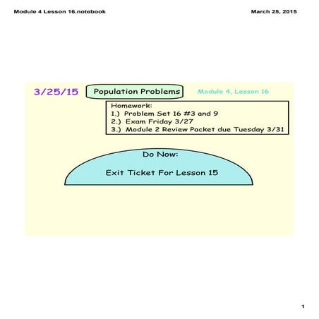 Module 4 lesson 16 | PDF