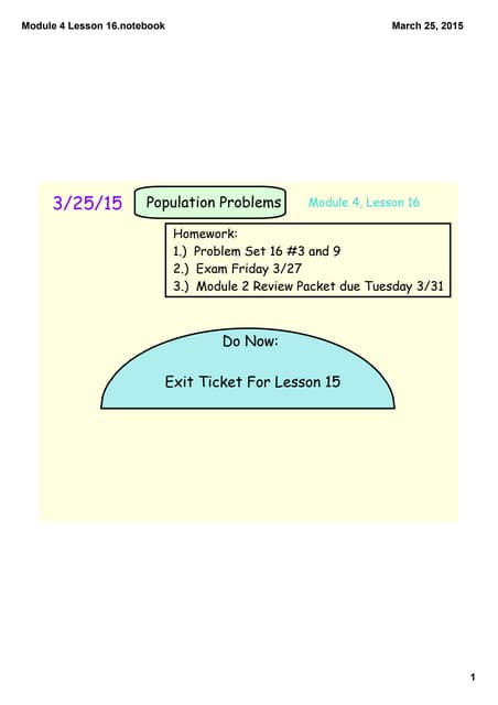 Module 4 lesson 2 | PDF