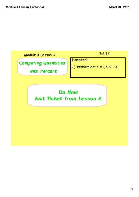 Module 4 lesson 1 | PDF
