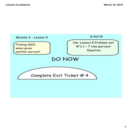 Module 4 lesson 5 | PDF