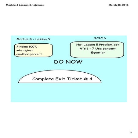 Module 4 lesson 5 | PDF