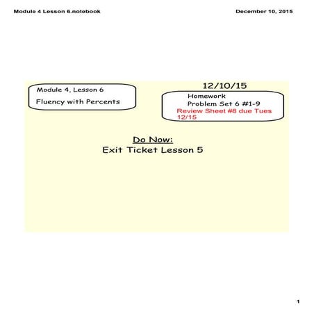 Module 4 lesson 6 | PDF