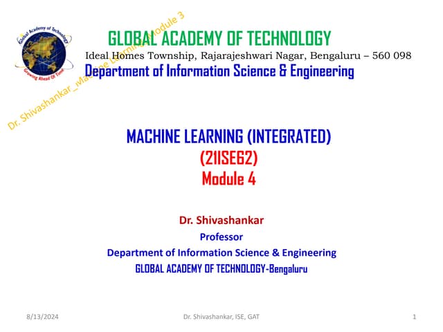 Module 4_Machine Learning_Evaluating Hyp | PPT Module 4_Machine Learning_Evaluating Hyp | PPT