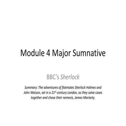 Module 4 major sumnative | PPTX
