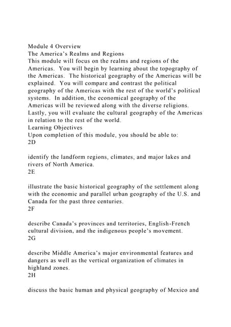 Geography of North america | PPTX