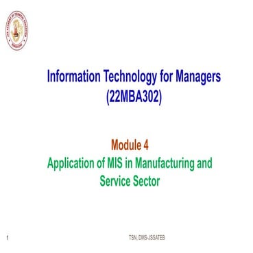 Information Technology for Managers - Module 4 ppt.pdf