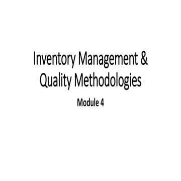 Module 4 Session 1 Operations Management Ppt
