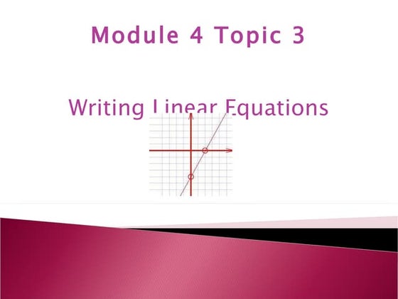 Module 5 topic 2 notes | PPT