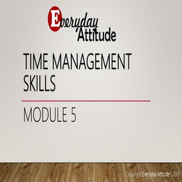 Time Management Skills | PPT