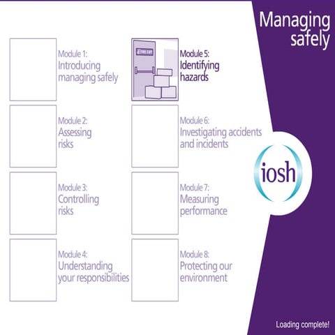 IoSH safety book chapter safe lifting module5.ppt