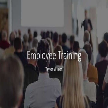 Employee Training | PPTX