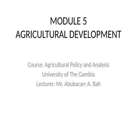 Comprehensive Agricultural Development: Theories, Essentials, and ...