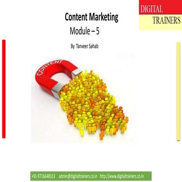 Module 5 content marketing | PPTX