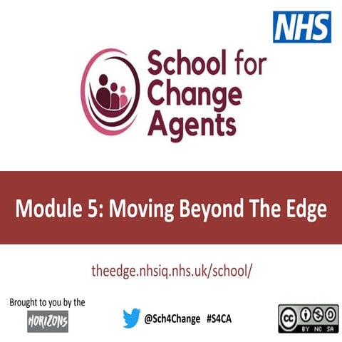 School for Change Agents Module 5 slides | PPT