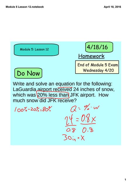 Module 5 lesson 14 | PDF