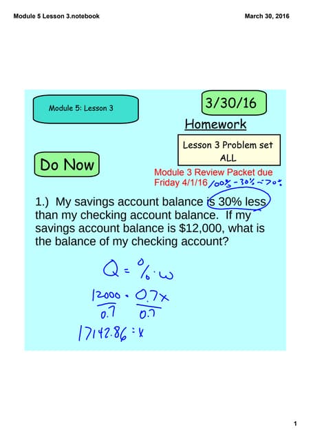 Module 5 lesson 2 | PDF