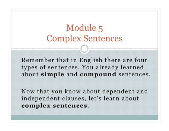 Module 5 lesson 5.1 | PPT