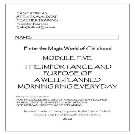 KINDERGARTEN - MODULE 5 - MORNING RING.docx