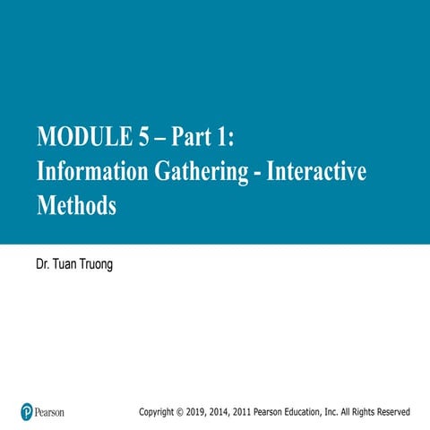 Phân tích và thiết kế mô hình kinh doanh - Module 5 | PPT