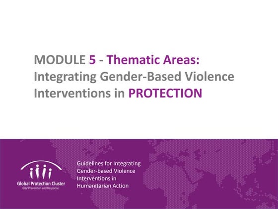 Module 2: Defining Gender-based Violence (GBV) | PPTX | Debated Sensitive Social Issues ...