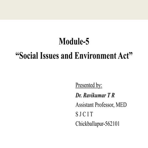 Module 5 Social Issues and Environment.ppt