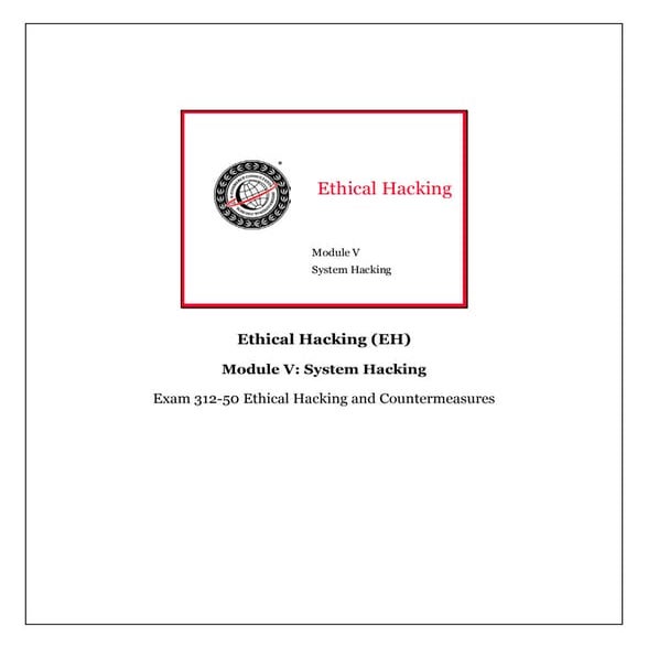 Module 5 System Hacking Pdf