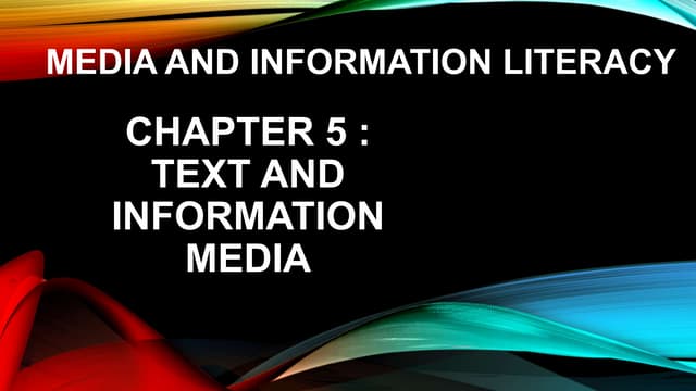 text media information | PPTX