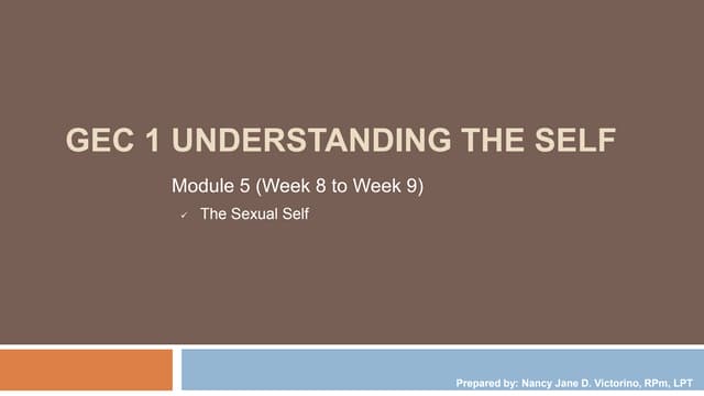 The Material Self | PPTX