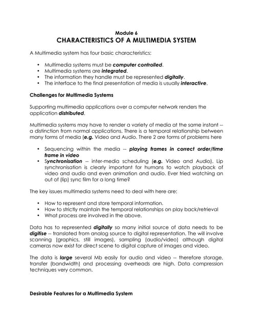 Distributed Multimedia Systems(DMMS) | PPT