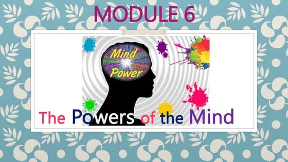The Power of The Mind | PPT