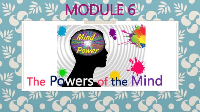 PERDEV- The Powers of the Mind.pptx