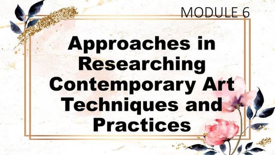 Module 6_ CPAR (2).pptx | Painting | Arts and Crafts