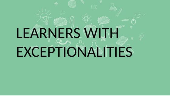 Understanding Categories of Exceptionalities.pptx | Brain and Nervous System Disorders ...