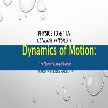 Module 6 -phys_13___11a_newtons_law | PPSX