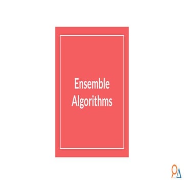 Module 6 Ensemble Algorithms Ppt 3497