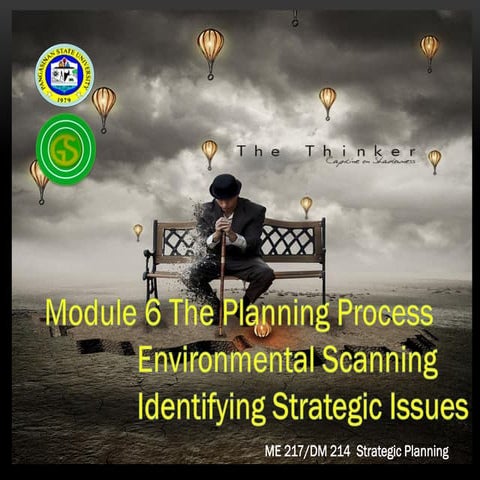 Environmental Scanning and Identification of Strategic Issues ...