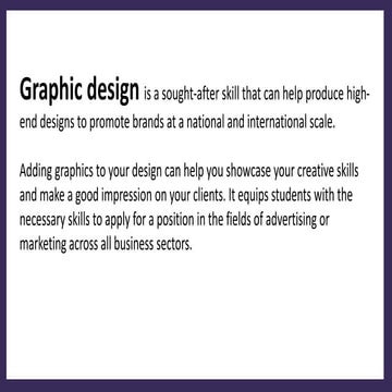 Module 6_Graphic Designs for senior high school students | PPT