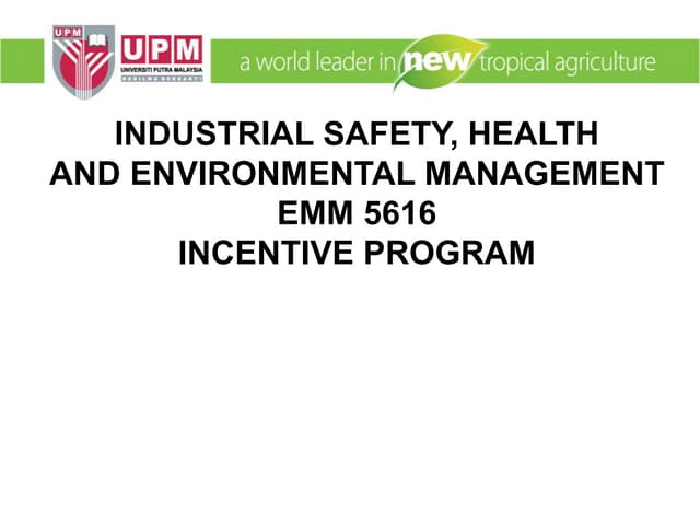 Loss Control Program Fundamentals | PPT