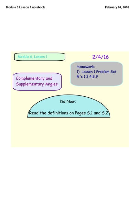 Module 3 lesson 17 | PDF