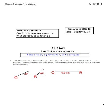 Module 7.6 lesson 20 | PDF