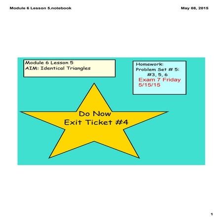 Module 6 lesson 5 | PDF