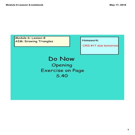 Module 7.6 lesson 20 | PDF